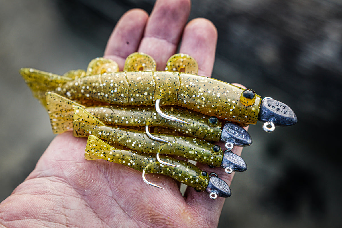 4” SWIMPRAWN WHITE SPOT PRAWN (6PK) – Holt Productions