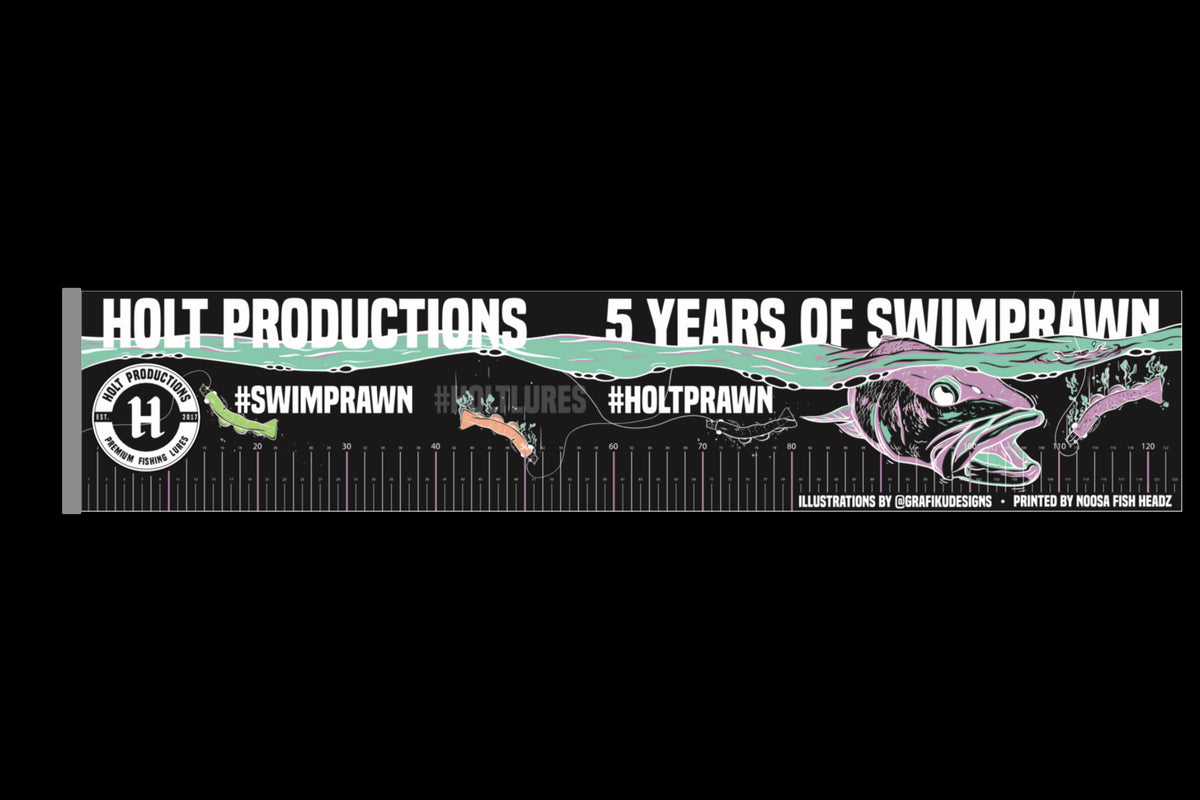 5 YEAR ANNIVERSARY FISH MAT BLACK – Holt Productions