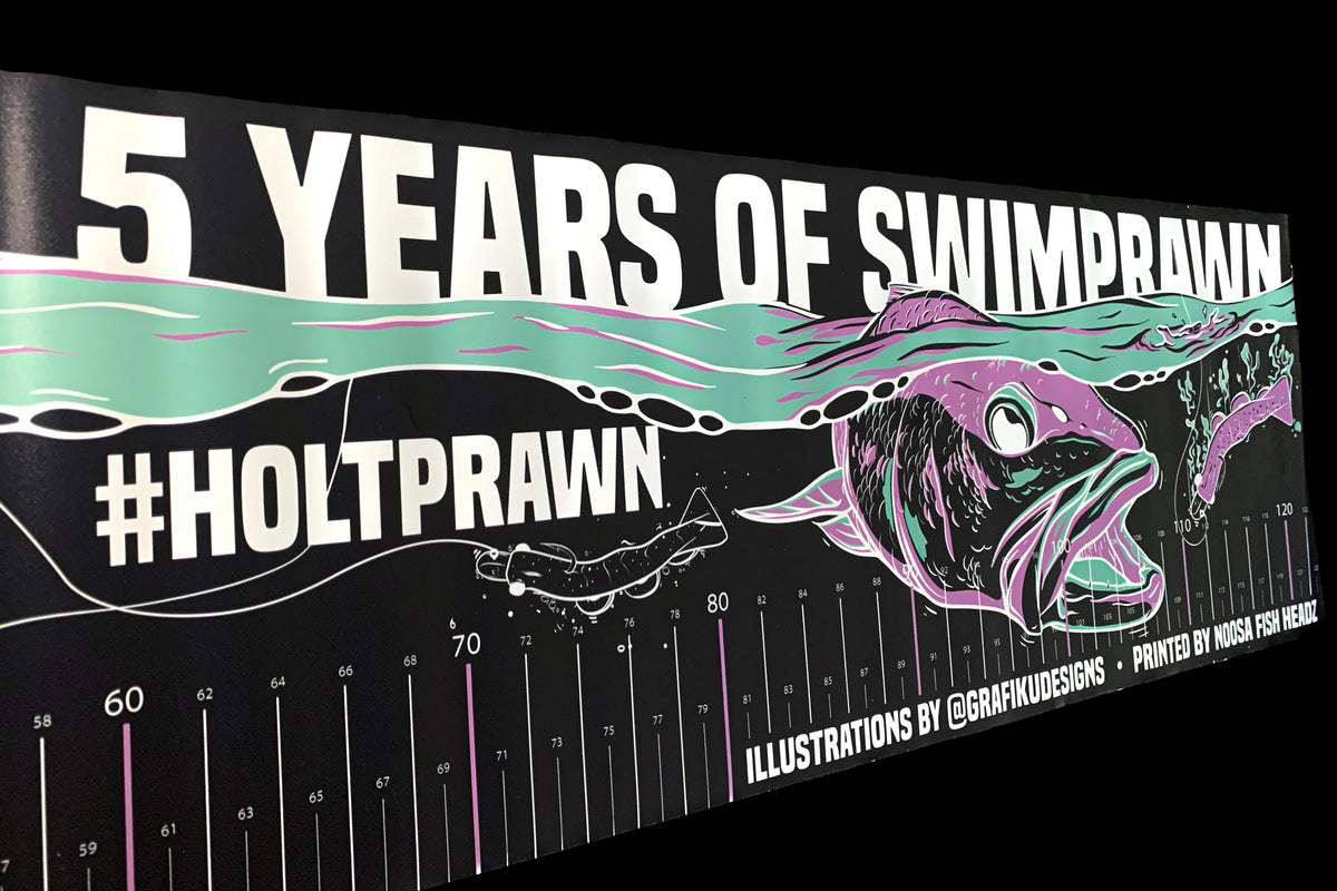 5 YEAR ANNIVERSARY FISH MAT BLACK – Holt Productions