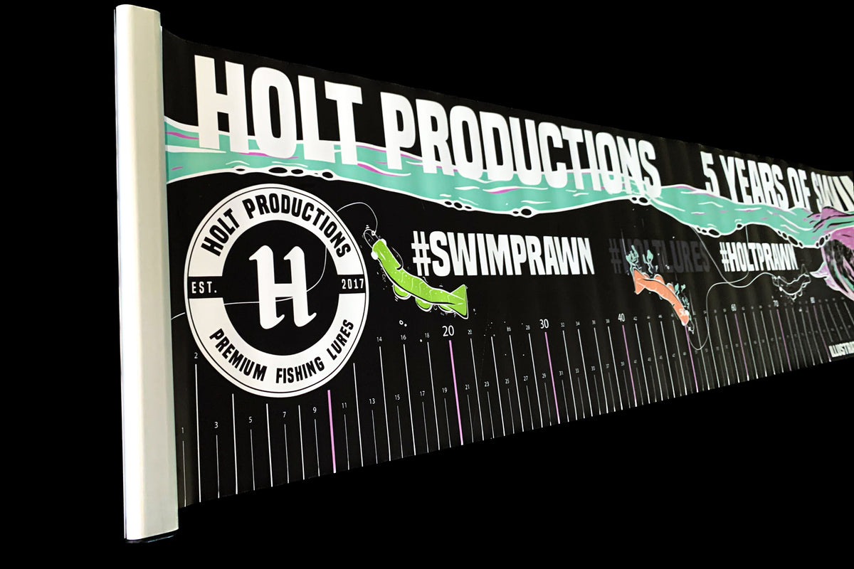 5 YEAR ANNIVERSARY FISH MAT BLACK – Holt Productions